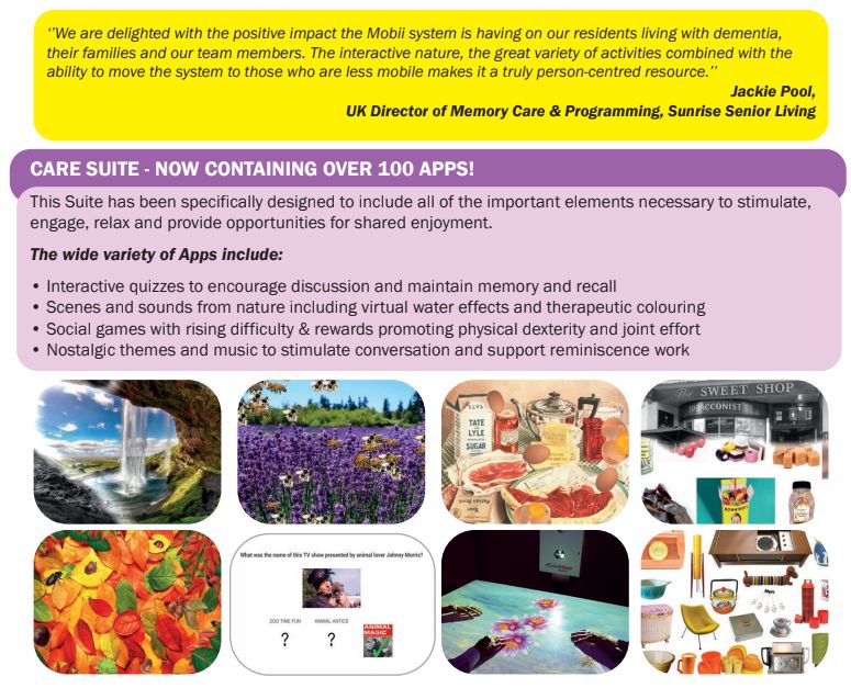 Portable OmiVista Mobii Interactive Table & Floor Projector