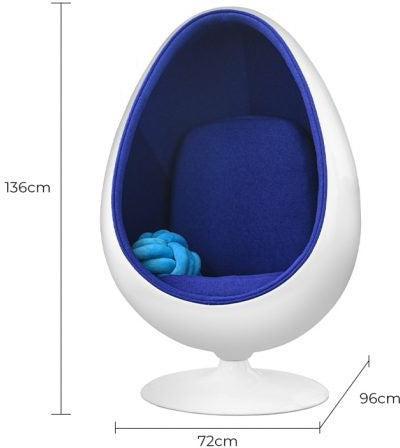 Egg Chair Swivel Rotating