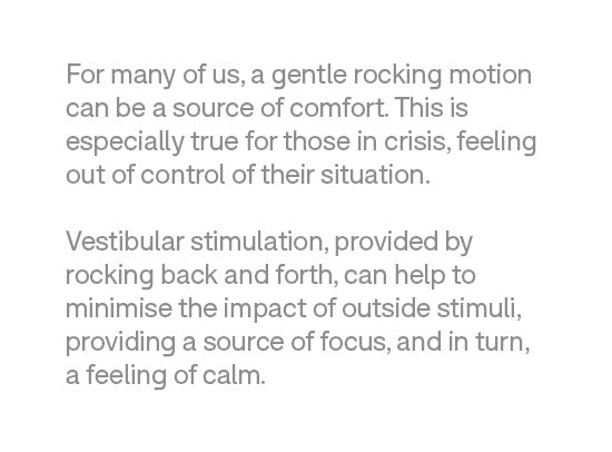 Ryno Rocker Weighted Rocking Chair for Comfort & Safety